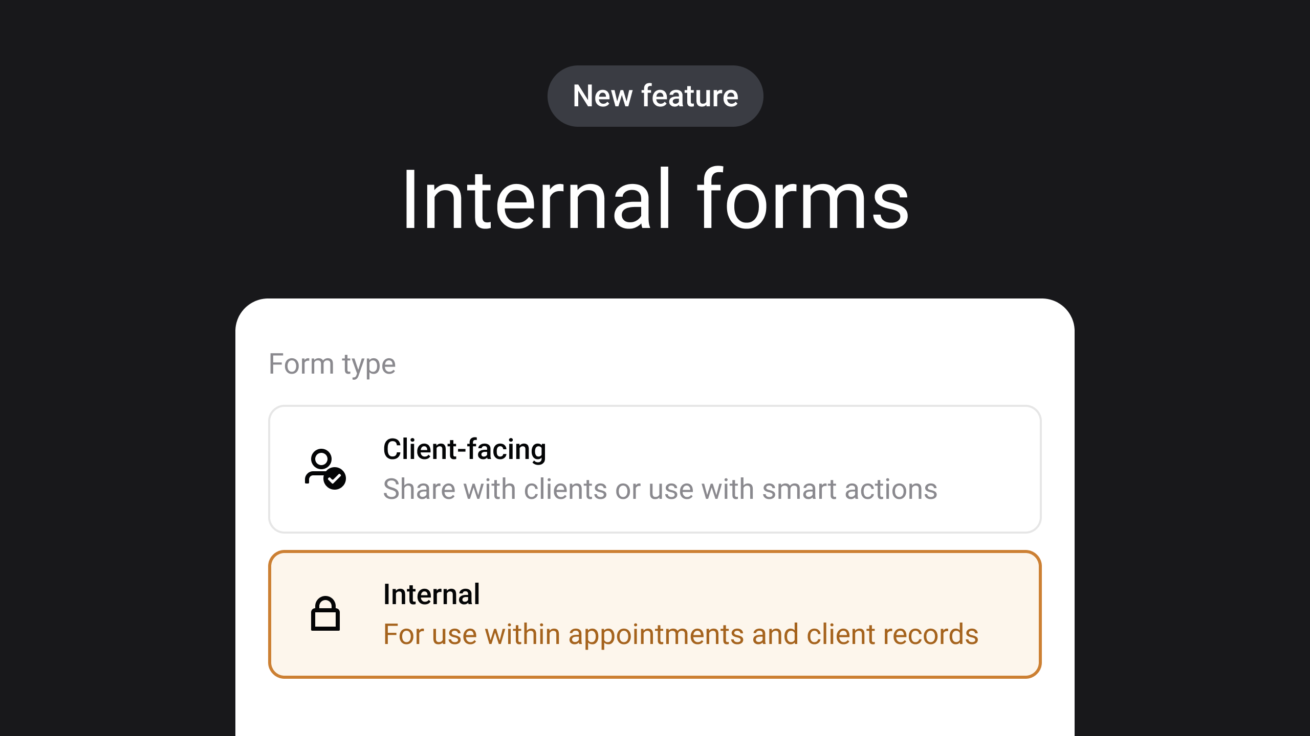 Practice – Introducing Internal Forms Practice – Introducing Internal Forms